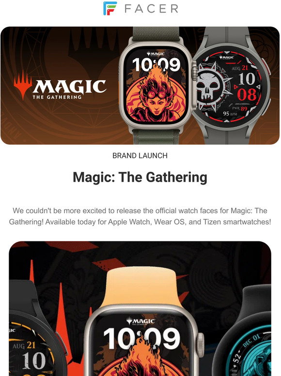 Facer: 🚨 New Release - Introducing the official Magic: The Gathering ...