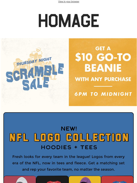 Homage: 🔥 ALL 33 Teams 🔥 NEW NFL Logos from every era | Milled