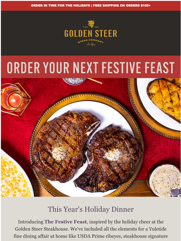 Golden Steer Steak Company: Introducing our seasonal exclusive, The ...
