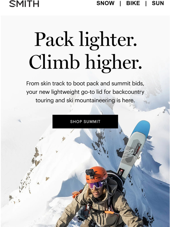 Smith Optics: Set your sights on the Summit | Milled