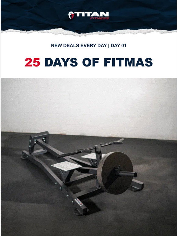 Titan: Our 25 Days of Fitmas Deals are HERE! 🎁🎅🎄 | Milled