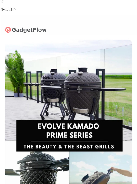 Gadget Flow: EVOLVED Kamado Grill is perfect for all your barbecue needs! | Milled