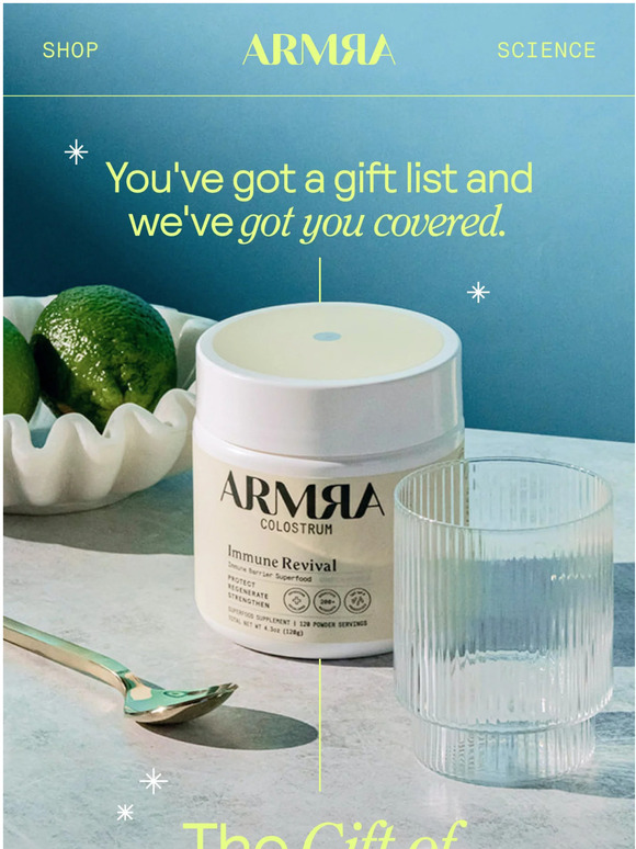 ARMRA: Your Gift List Solved | Milled ARMRA: Your Gift List Solved | Milled