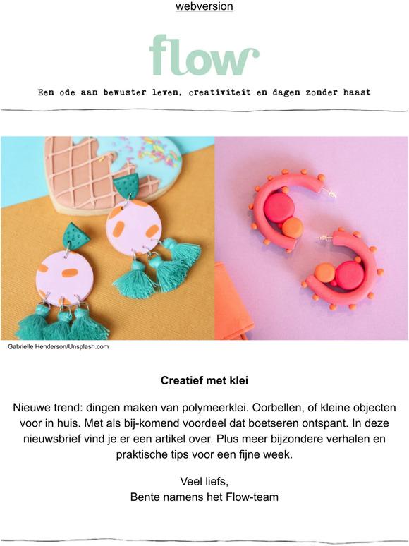 Flow: DIY: maak je eigen creaties met polymeerklei | Milled