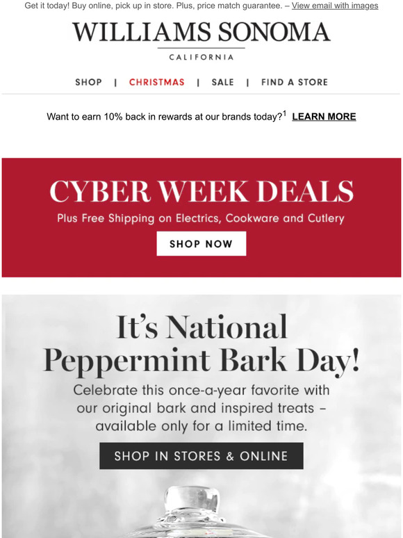 Pottery Barn Kids: It's National Peppermint Bark Day! Celebrate this ...