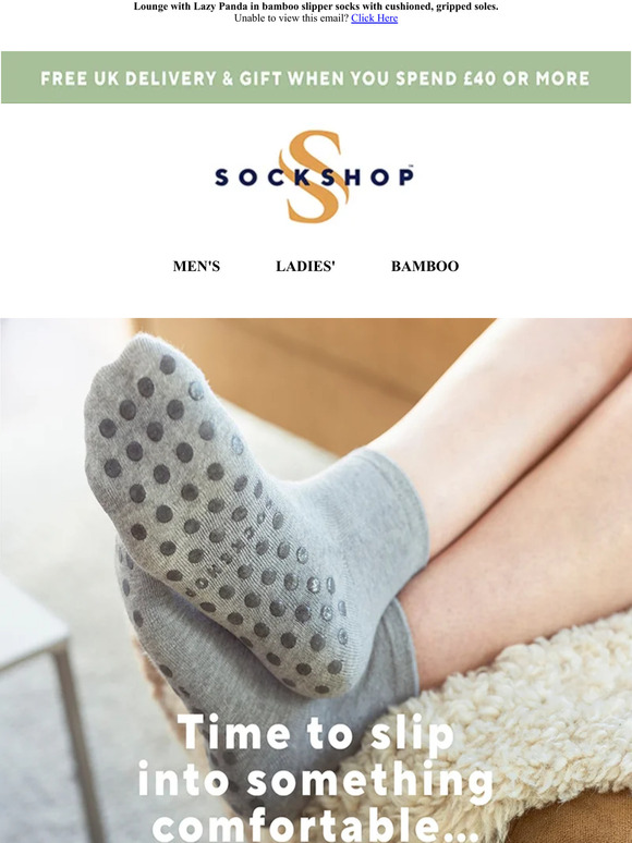 Sock Shop: Bamboo slipper socks - the next step to complete comfort ...