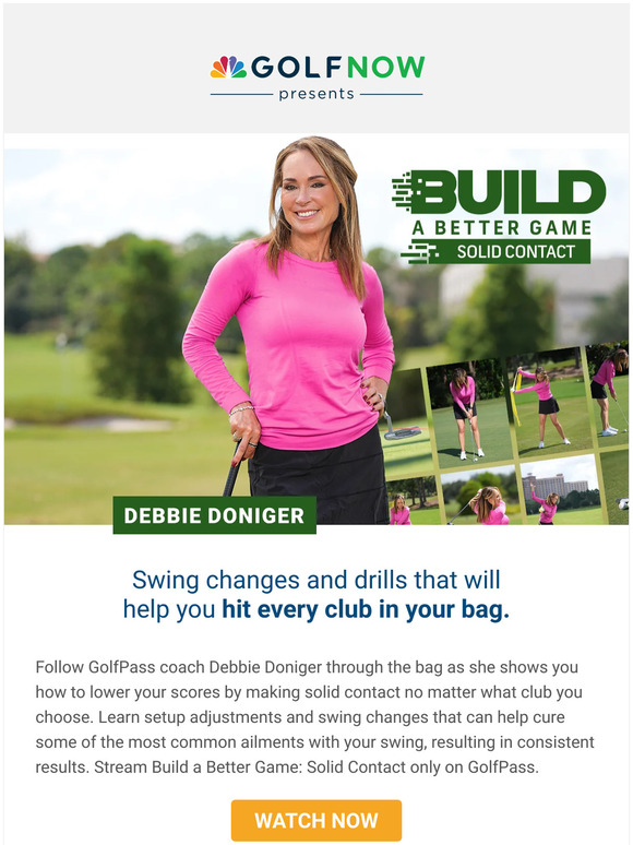 GolfNow.com: Hit every club in your bag with SOLID CONTACT! New series now streaming on GolfPass ...