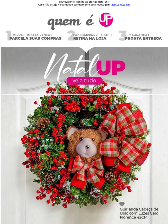Up+Casa: Já é Natal na UP! Confira 7 Modelos de Guirlandas Exclusivas Carol Florence para UP ...