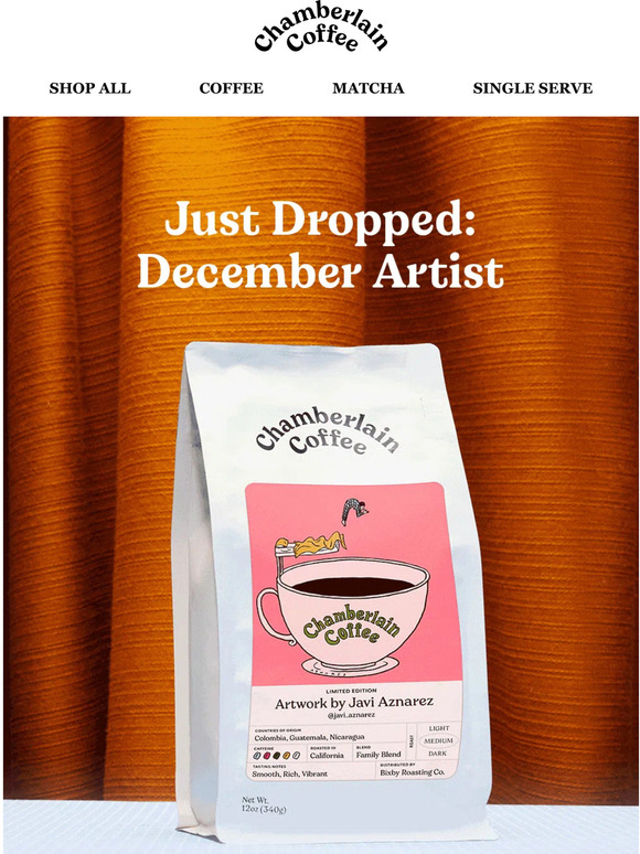 Chamberlain Coffee: meet our december artist 🎨 | Milled