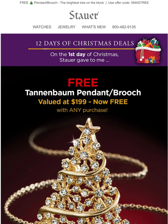 Stauer: The 12 Days of Christmas Deal Starts NOW! | Milled