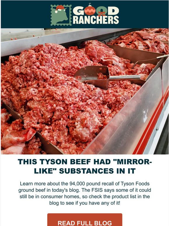 Good Ranchers: 94,000 LBS of Tyson Ground Beef Recalled 😱 | Milled