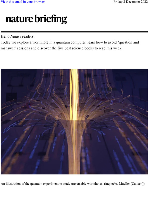 Nature INT: The five best science books to read this week | Milled