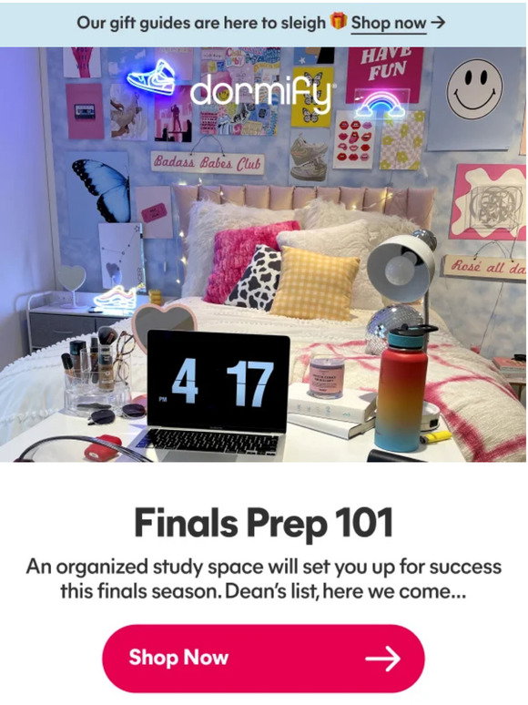 Dormify: the 🔑 to finals prep | Milled