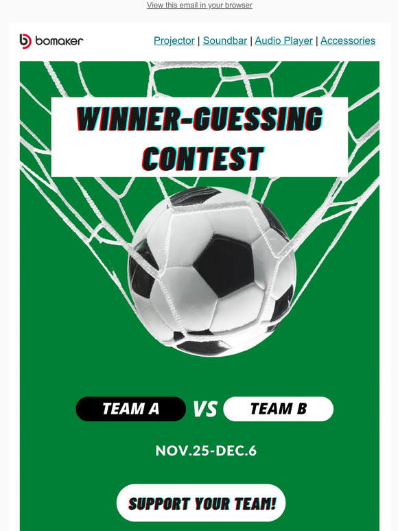 Bomaker: 🏆World Cup Winner Guessing Contest Invitation | Milled