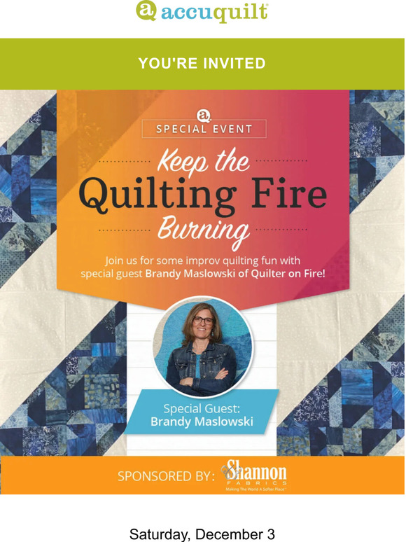 AccuQuilt: Keep Your Fire Burning 🔥 | Milled