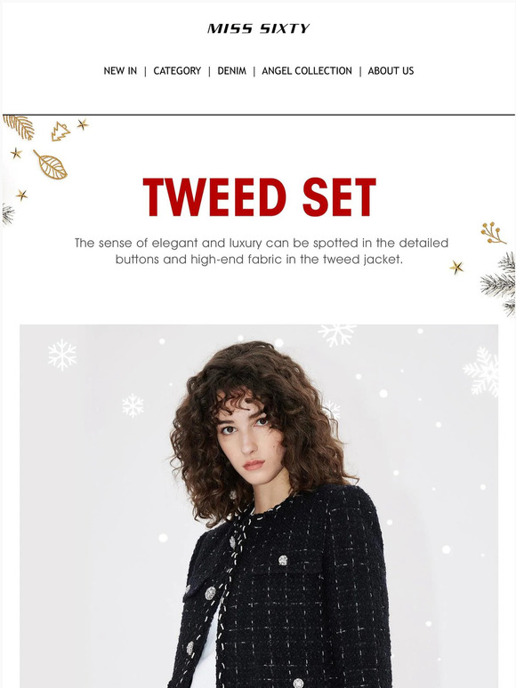 Miss Sixty: The Classic Tweed Jacket is Made to Last Forever. | Milled