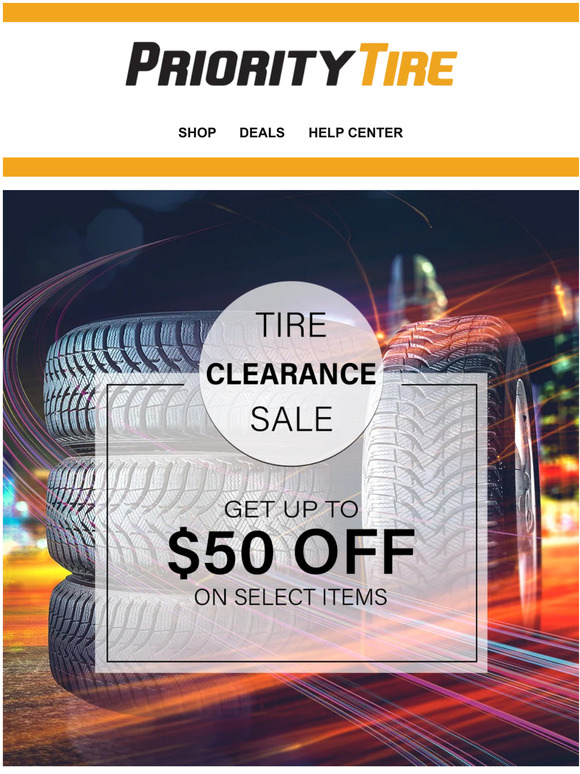 Priority Tire: Incredible prices for a limited time. | Milled