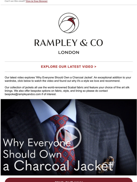 Rampley & Co: Our Latest Wardrobe Essential | Milled