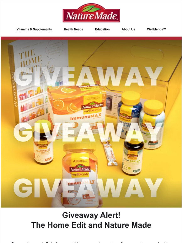 Nurish: GIVEAWAY ALERT THE HOME EDIT & NATURE MADE | Milled