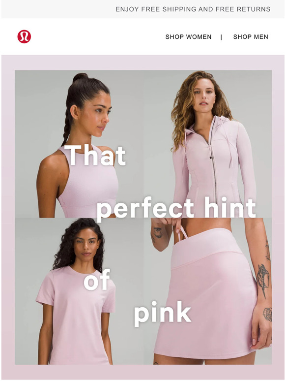 lululemon: New in: Pink Peony | Milled