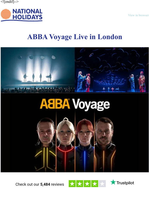 National Holidays: Join us at the brand-new purpose-built ABBA Arena ...