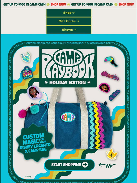 CAMP: Only at CAMP: Customizable Disney Encanto x CAMP Gifts | Milled