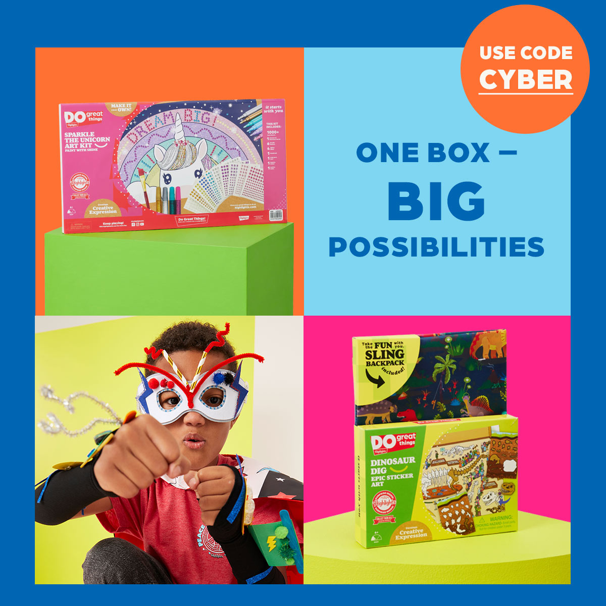 Highlights for Children: Surprise them with a new activity craft kit! 🌈 ...