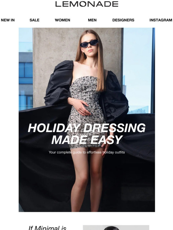 Lemonade Fashion: Holiday Dressing Made Easy | Milled