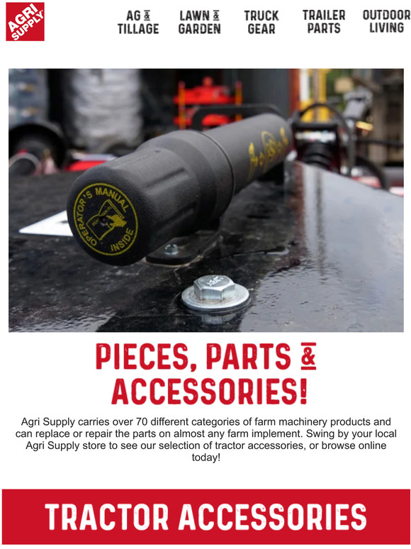 Agri Supply: Tractor Pieces, Parts & Accessories! 🚜 | Milled