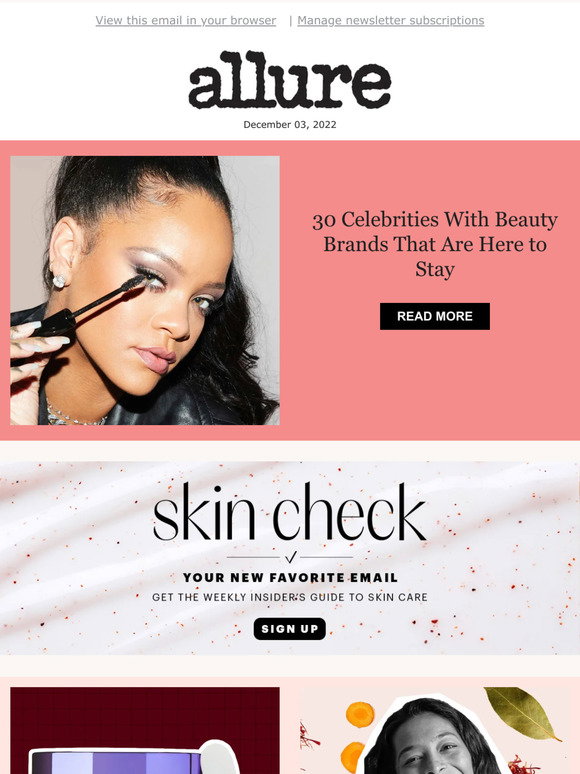 Allure: 30 Celebrity Beauty Brands That Are Worth the Hype | Milled