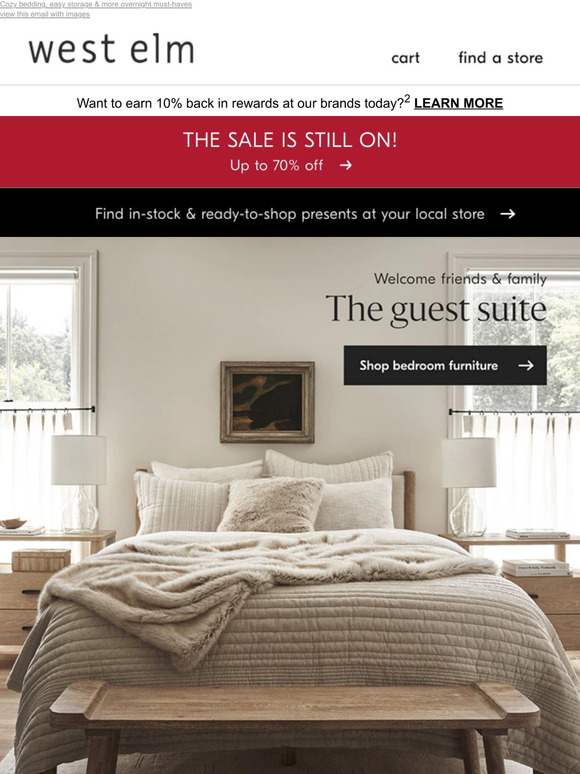 West Elm: Easy guest room upgrades | Milled