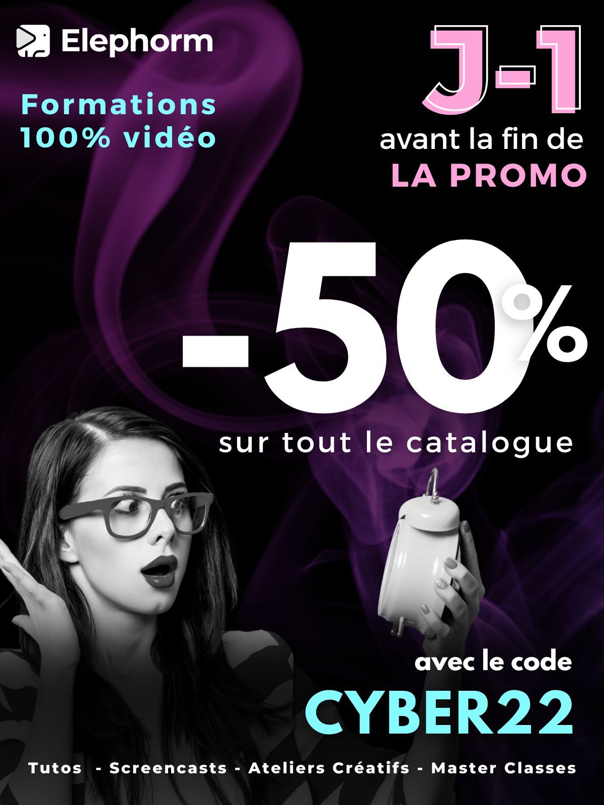 Elephorm: Le temps passe vite… ⏰ Vous n'aimeriez pas passer à côté de cette promo 😯 | Milled