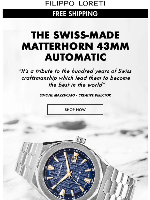 Filippo Loreti: Exclusive : Discover Swiss Made Magic 💎 | Milled