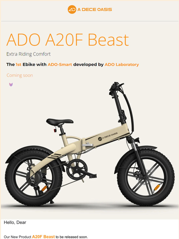ADO E-BIKE: Discover ADO Ebike New Products ️ | Milled
