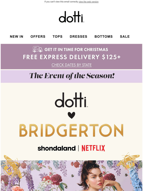 Dotti: Top gossip - the must-have Dotti 🖤 Bridgerton collection | Milled