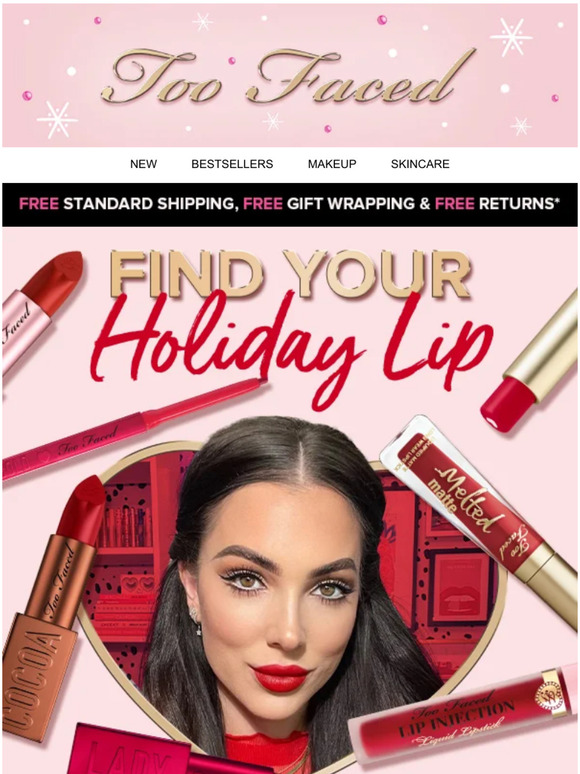 Too Faced: Pucker Up With This Season's Hottest Red Lippies 💋 | Milled