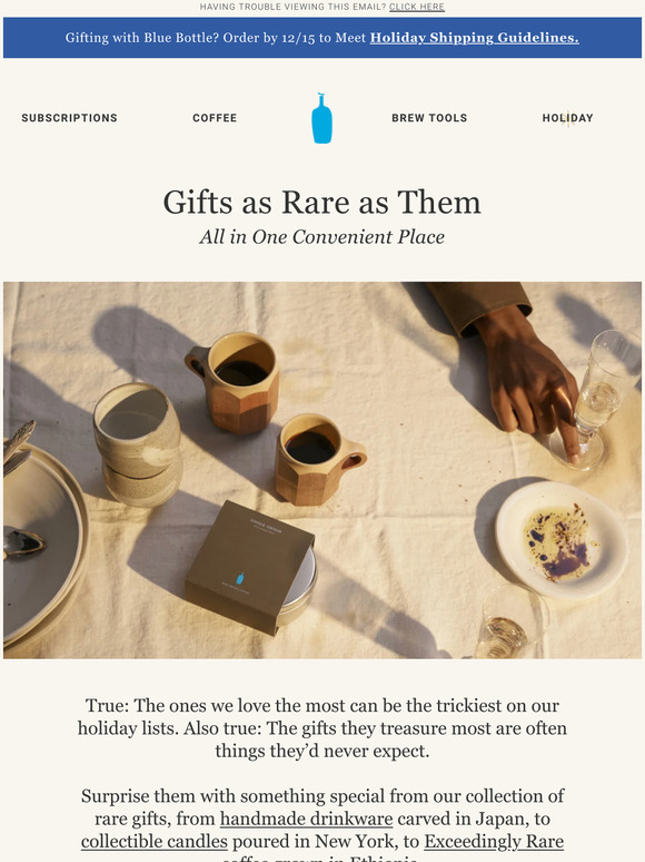 Blue Bottle Coffee: Introducing Samra Origins Instant Coffee | Milled