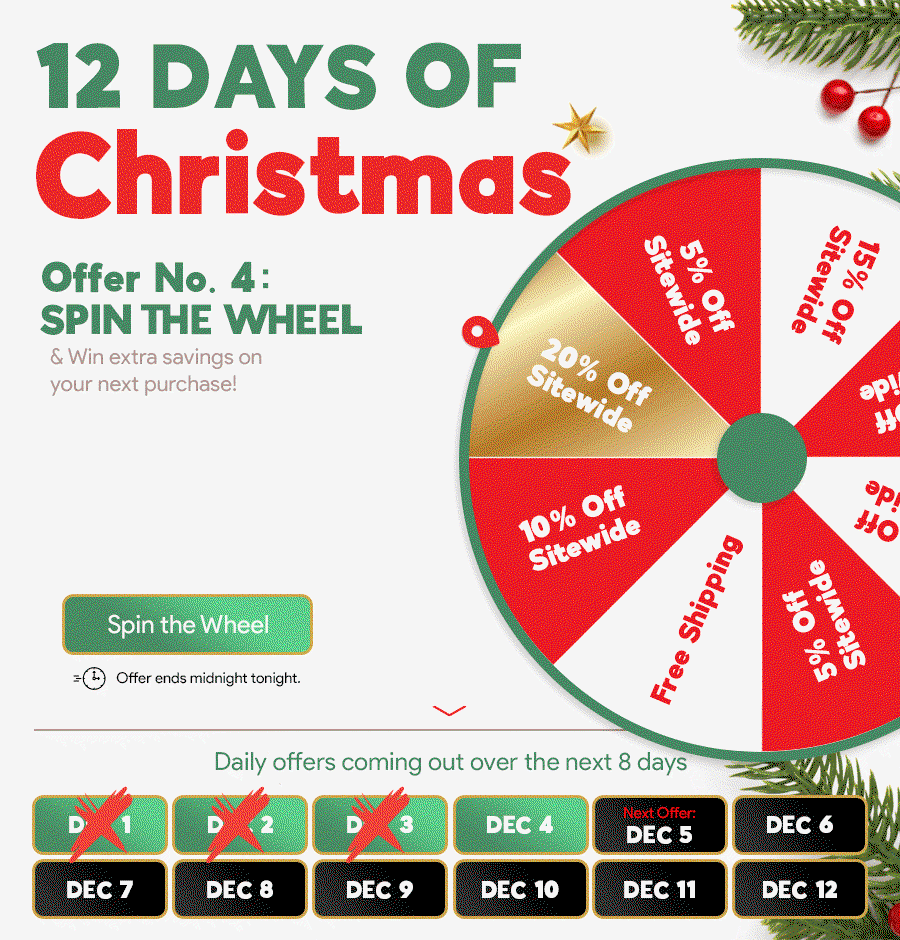 Kleva Range: 12 Days of Christmas 🎄 Spin the wheel to WIN 🎉 | Milled
