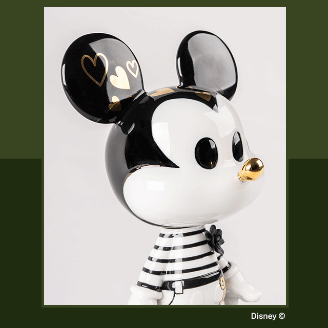 Lladró: Mickey Mouse B&W | New Disney creation | Milled