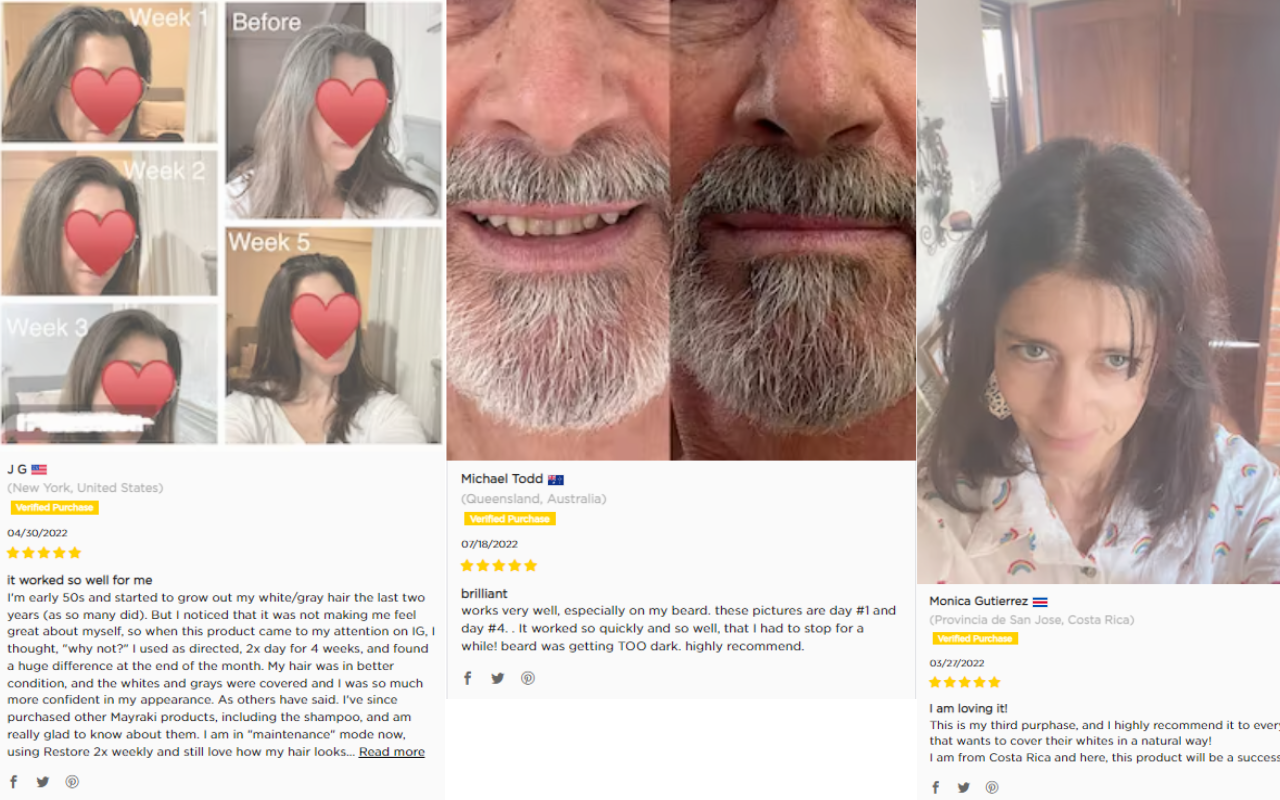 Mayraki: 😍The Much Talked about Newly Released Anti-Grey Hair Restoring Treatment 🤔 | Milled