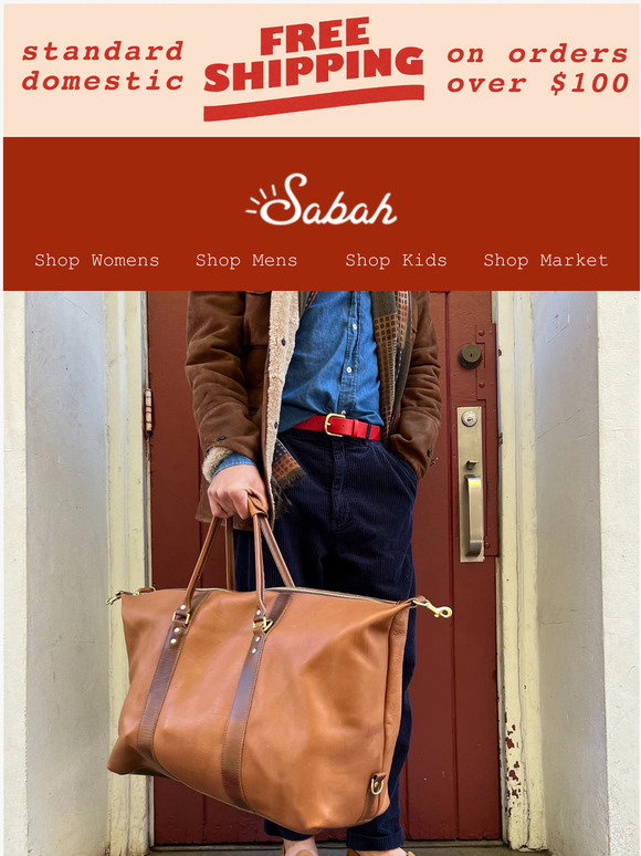 Sabah: Our Sabah Traveler Bag is Back! | Milled