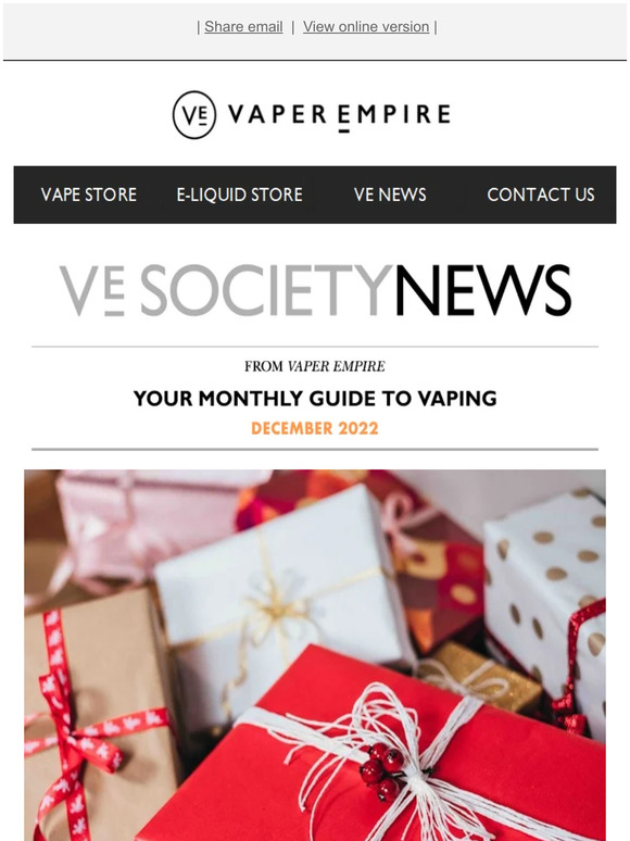 Vaper Empire: 2022 Christmas Vape Guide, Effects of Switching on Your ...