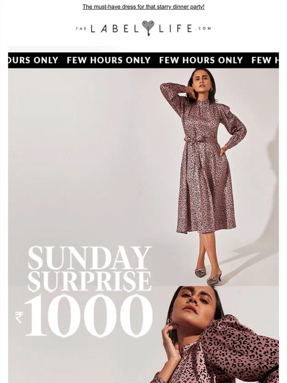 The Label Life: Rs.1000 FEW HOURS - elegant dresses | Milled