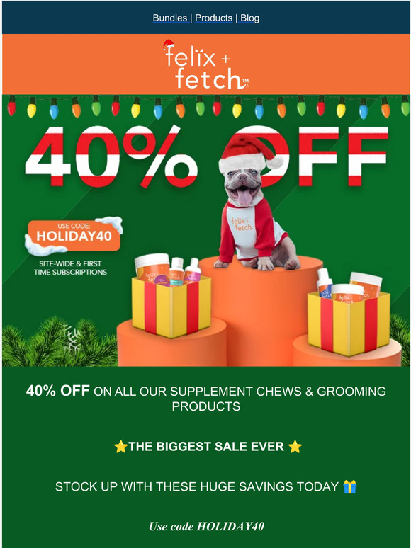 Felix + Fetch: 🐶 Is Your Dog's Health Important To You? | Milled