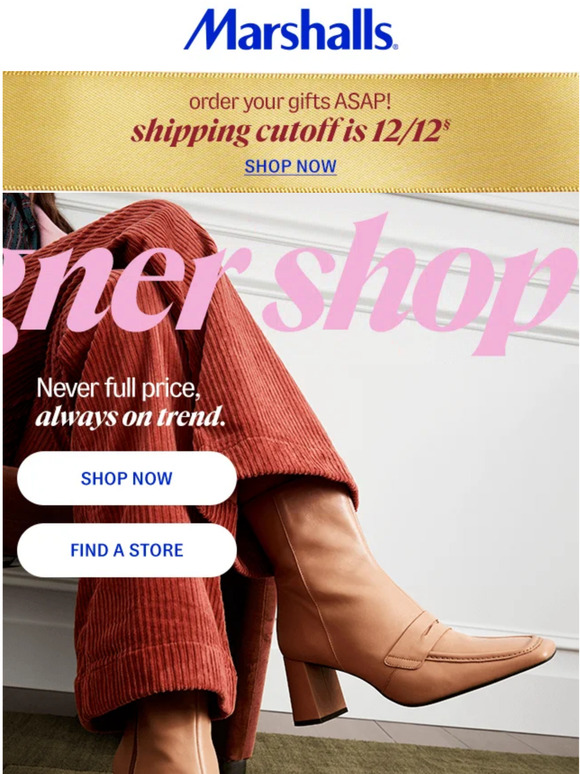 Marshalls: Into luxe labels for less? | Milled