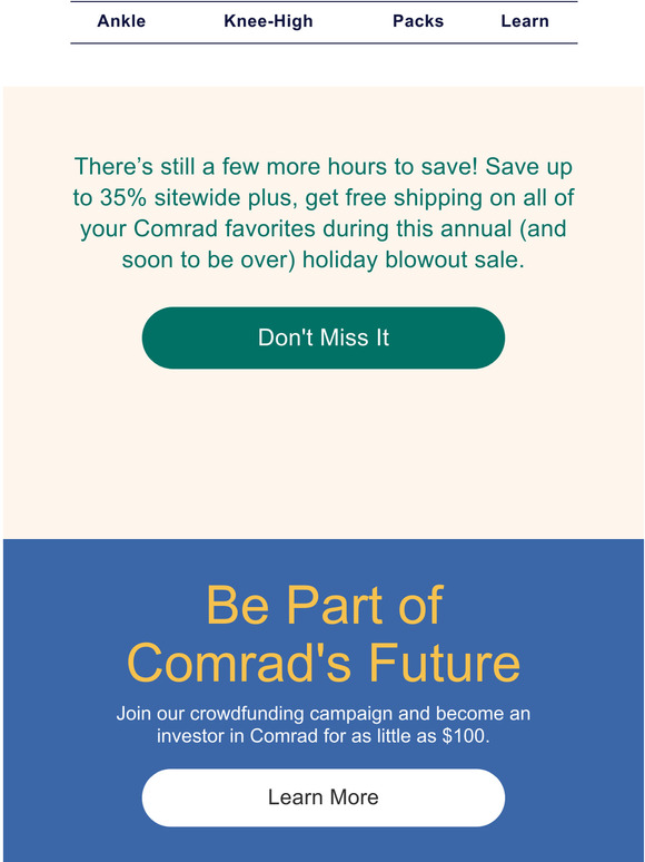 Comrad: Our Biggest Sale ends in 3..2..1.. | Milled