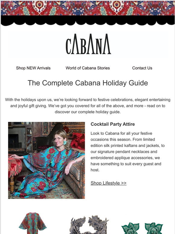 Cabana Magazine: The Complete Cabana Holiday Guide | Milled