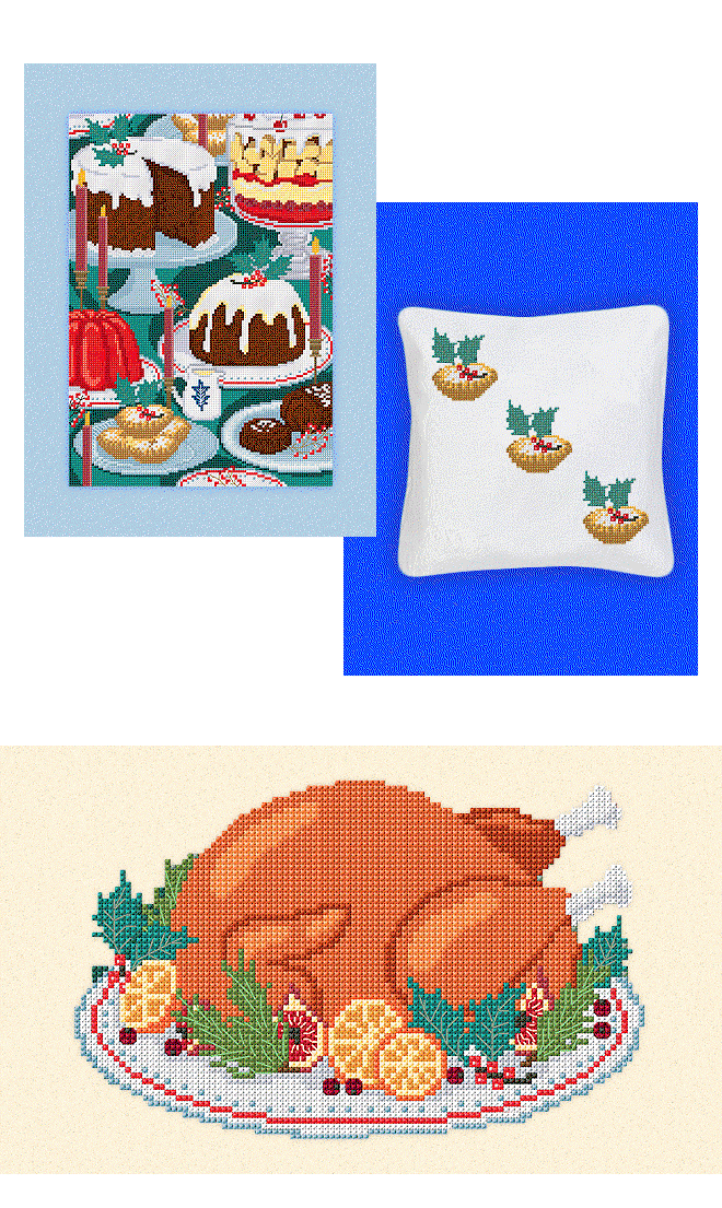 DMC: Free Patterns: Festive Feast | Milled