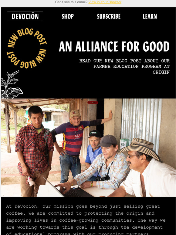 Devoción: An Alliance for Good 🍃 | Milled