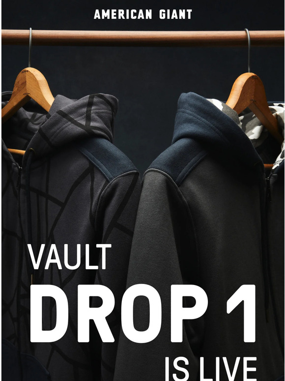 American Giant: Vault Drop 1: Ultra-Limited Stealth Hoodies | Milled